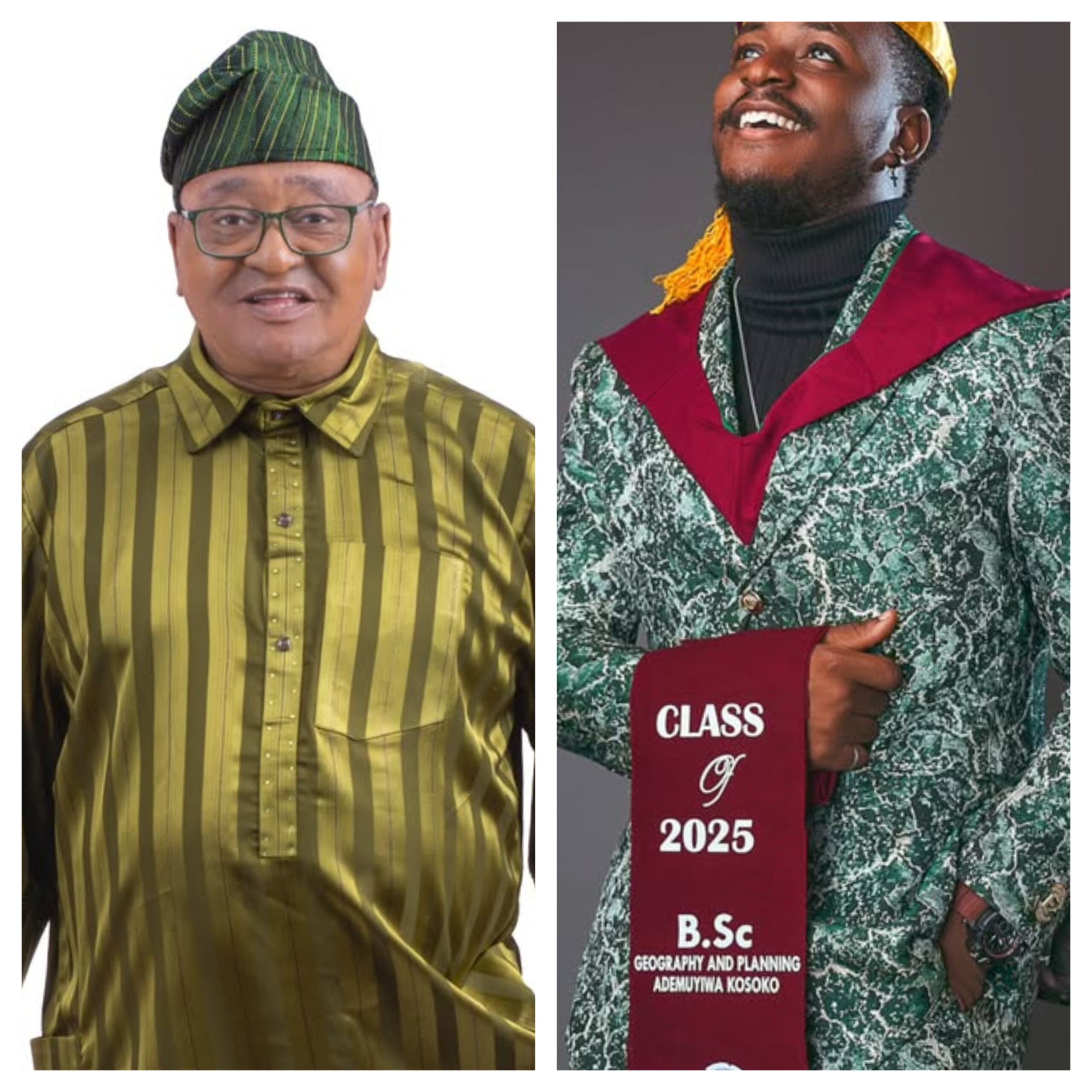 Veteran Nigerian Actor Jide Kosoko Celebrates Son, Muyiwa Kosoko, As He ...